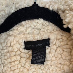 Steve Madden | Jackets & Coats | Steve Madden Black Denim Vest With ...